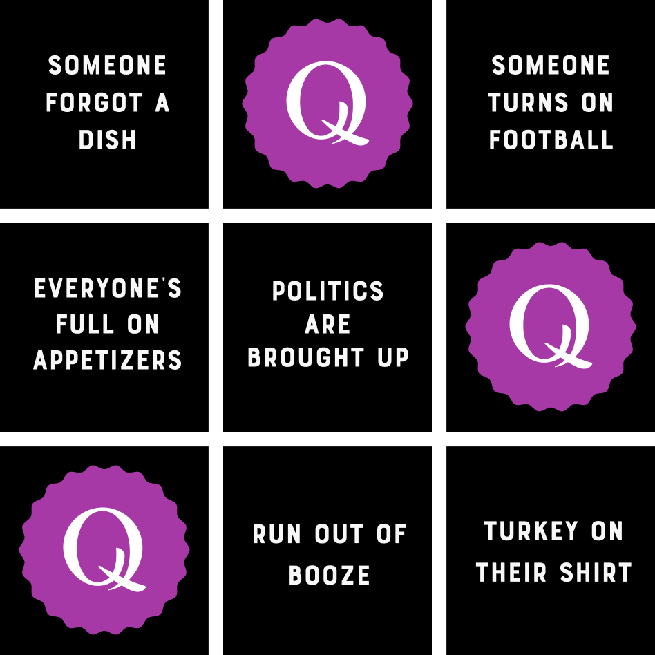 Secret Holiday Bingo Card | QMixers