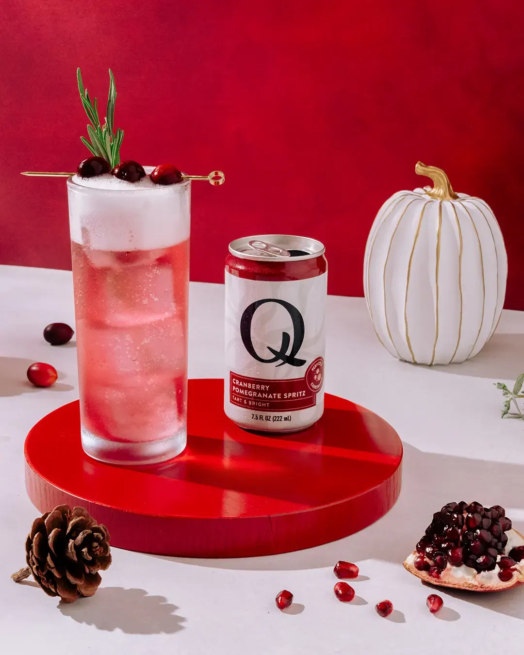 Cranberry Cloud Fizz | QMixers